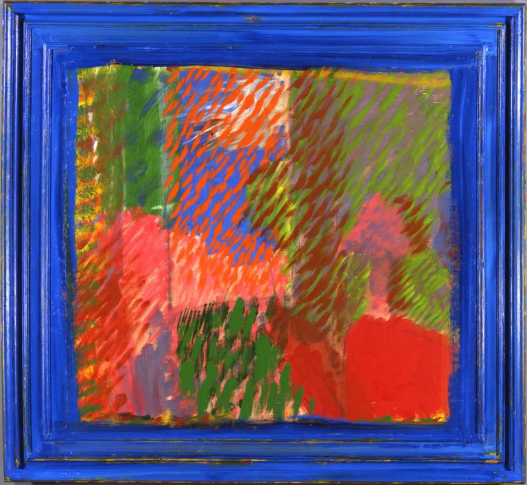 A Visit to Paul and Bernard - Painting 1990 by Howard Hodgkin - Paul Hallam